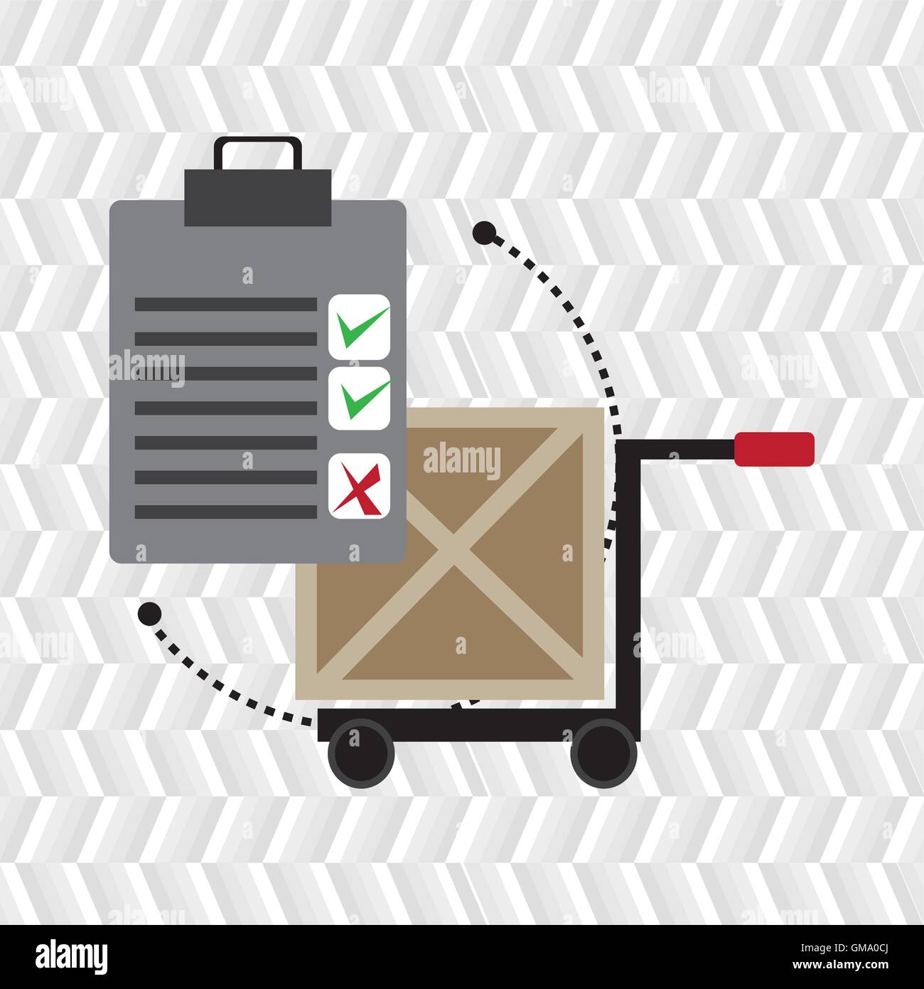 car hand box cargo Stock Vector Image & Art - Alamy