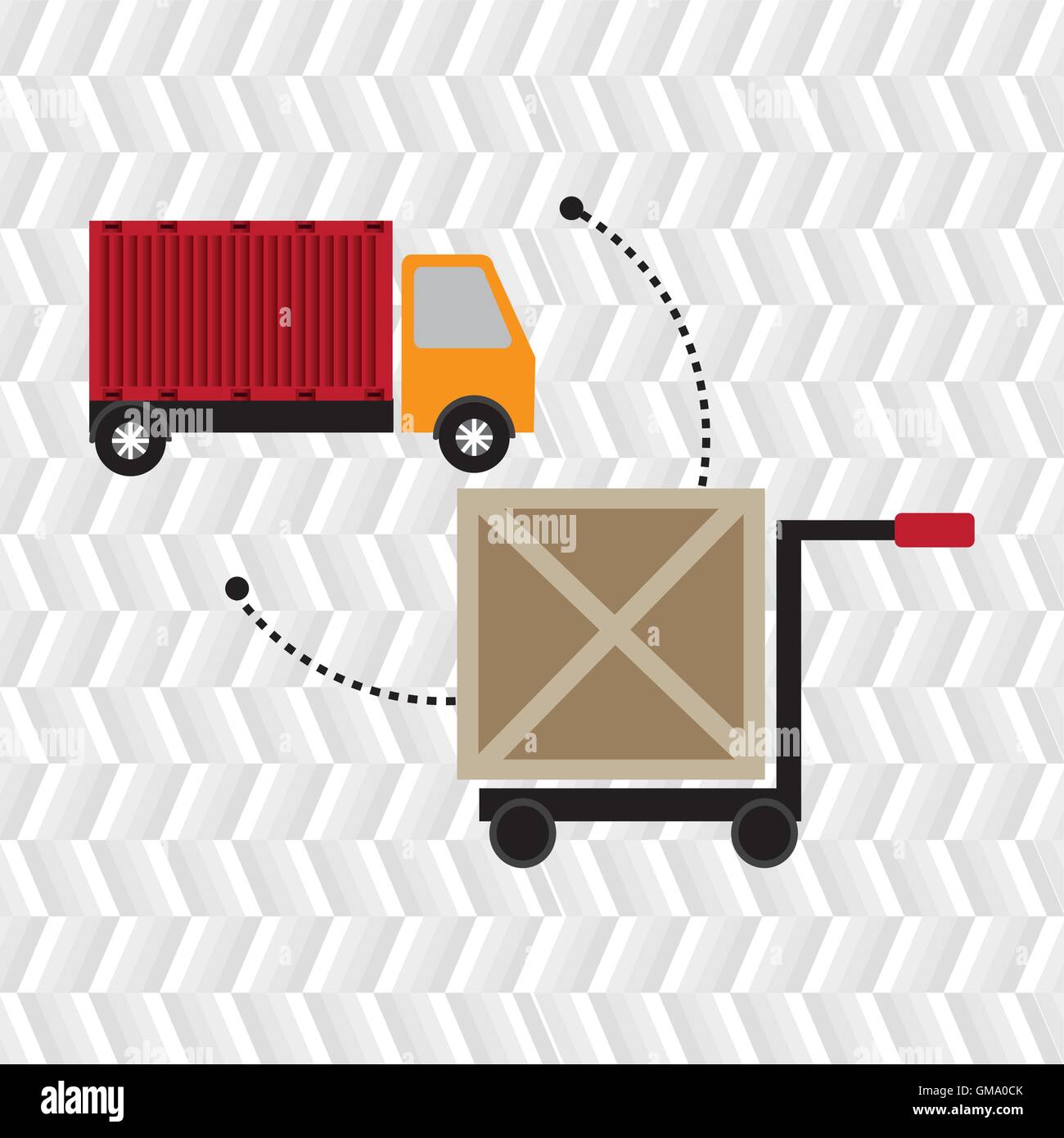 car hand box cargo Stock Vector Image & Art - Alamy