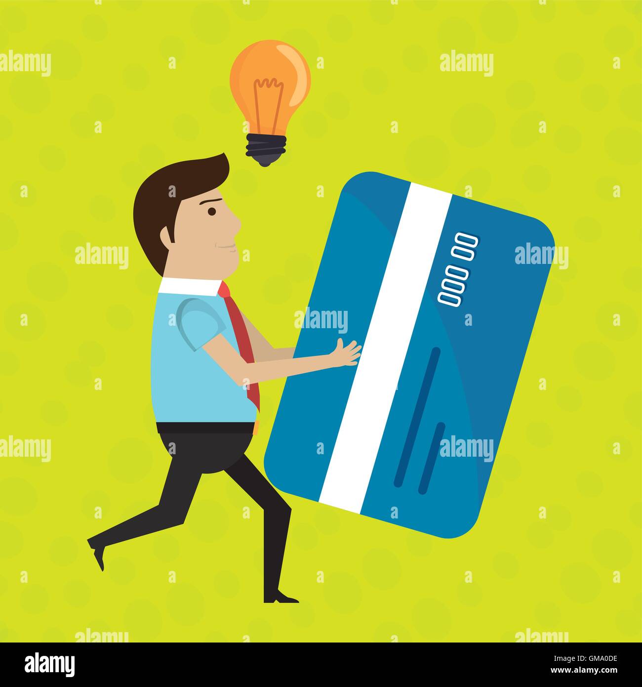 man credit card idea Stock Vector Image & Art - Alamy