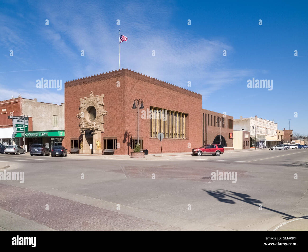 Merchants' National Bank - Jewel Box Bank, designed by Louis Sullivan ...
