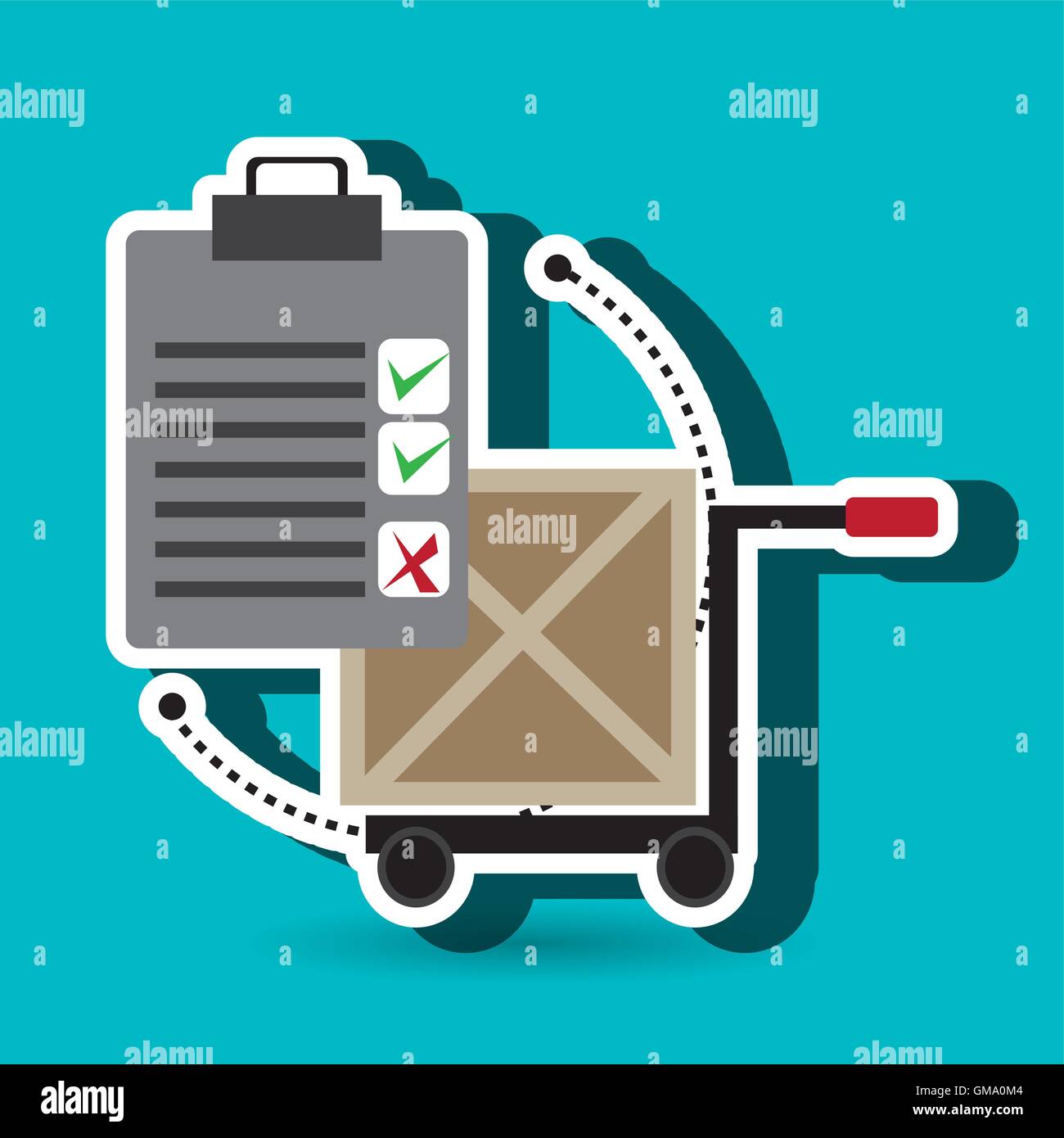 car hand box cargo Stock Vector Image & Art - Alamy
