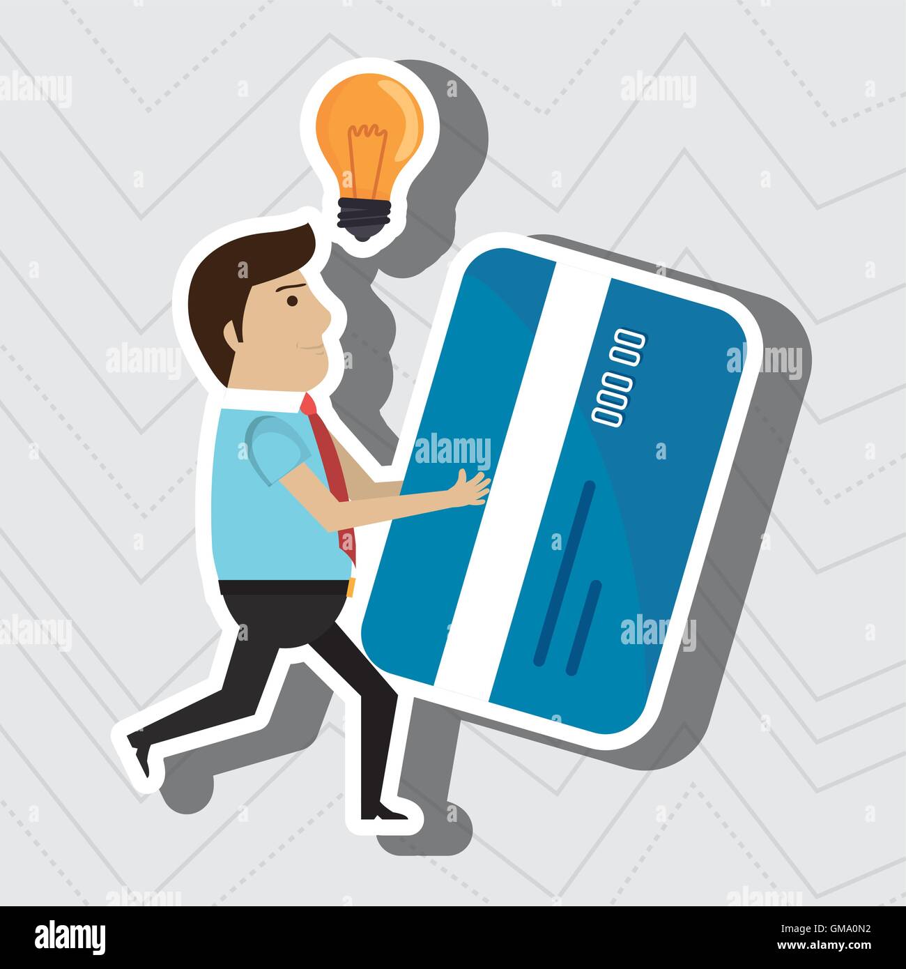 man credit card idea Stock Vector Image & Art - Alamy