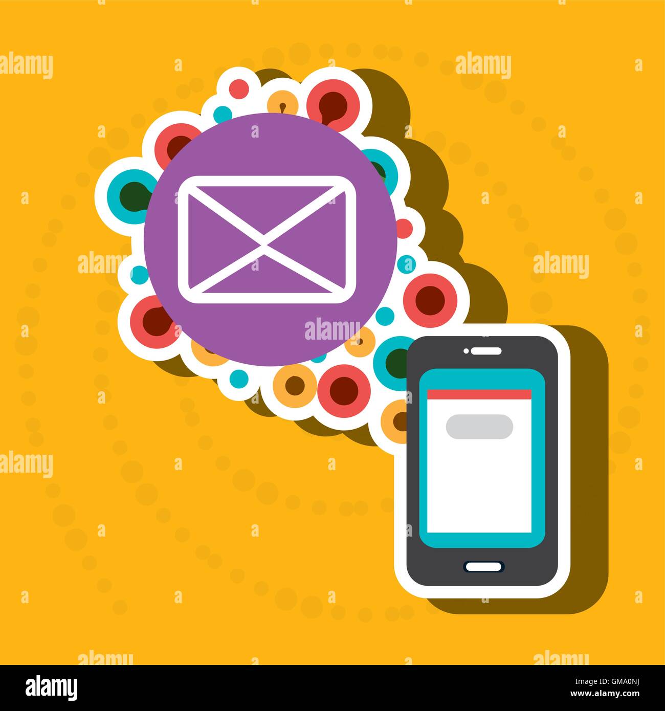 Many apps Stock Vector Images - Alamy