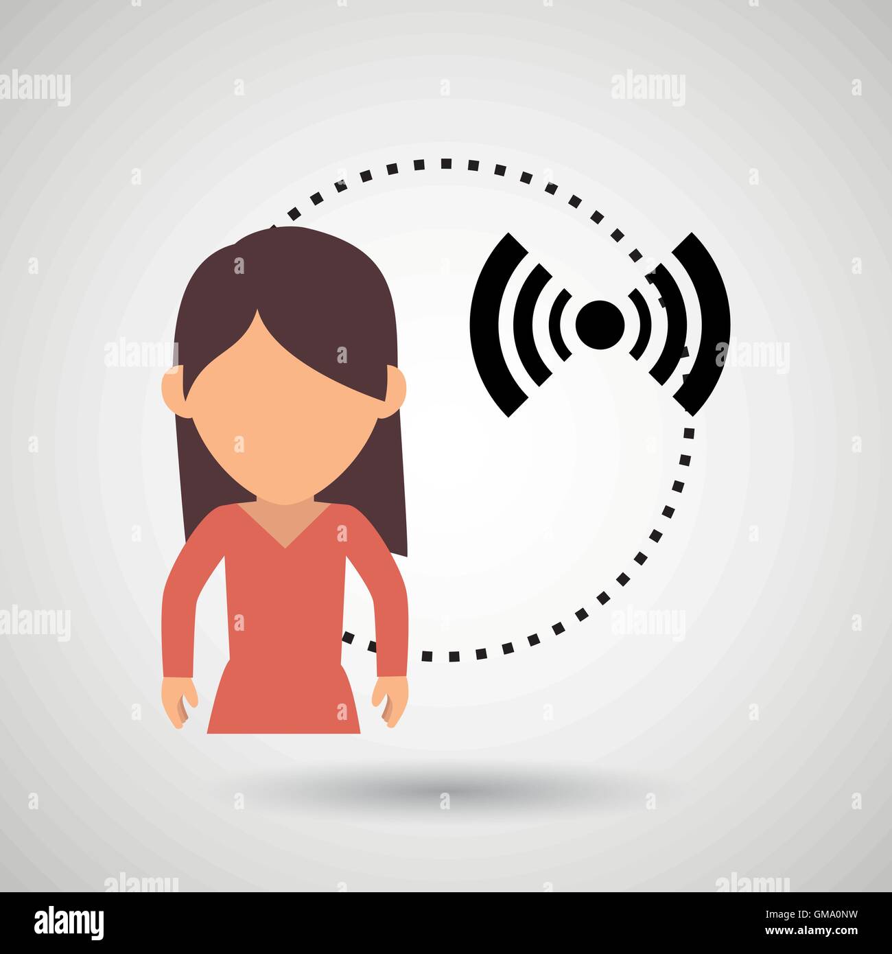 Burglar alarm woman Stock Vector Images - Alamy