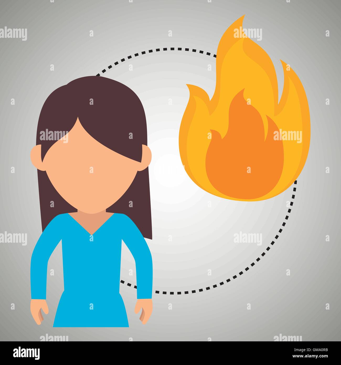 character secure protection Stock Vector Image & Art - Alamy