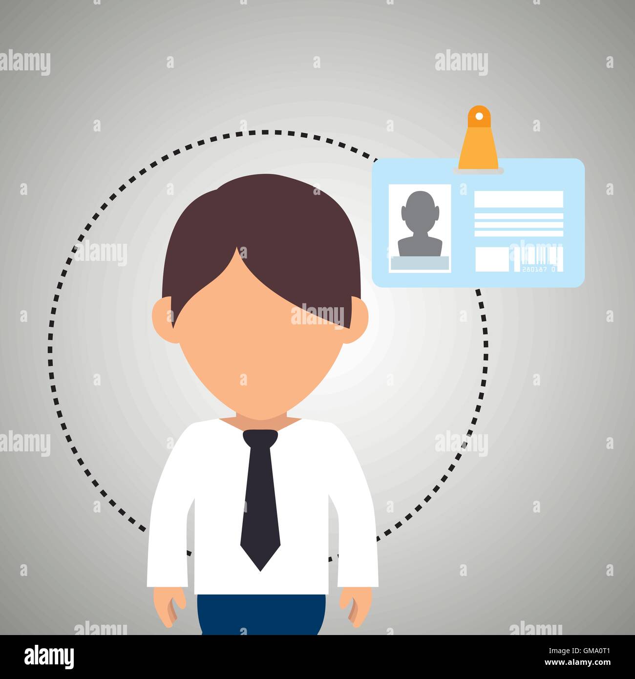 character secure protection Stock Vector Image & Art - Alamy