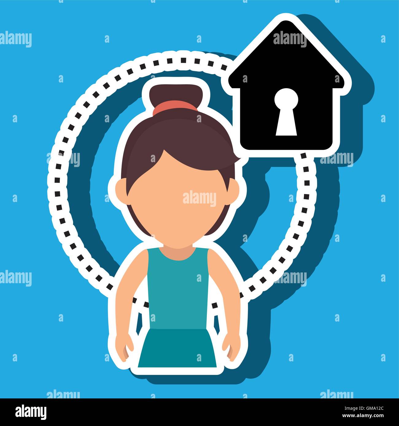 character house secure protection Stock Vector Image & Art - Alamy