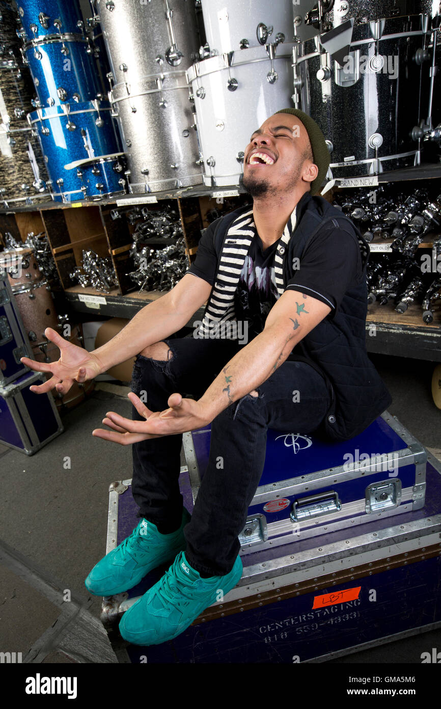 Anderson .Paak poses for portrait session on April 5, 2016 in Los ...