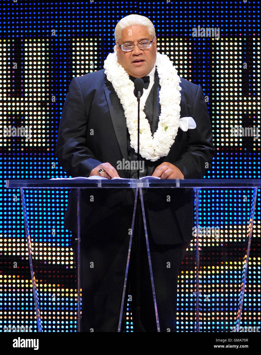 New York, NY- March 28: Rikishi is inducted into the 2015 WWE Hall Of ...