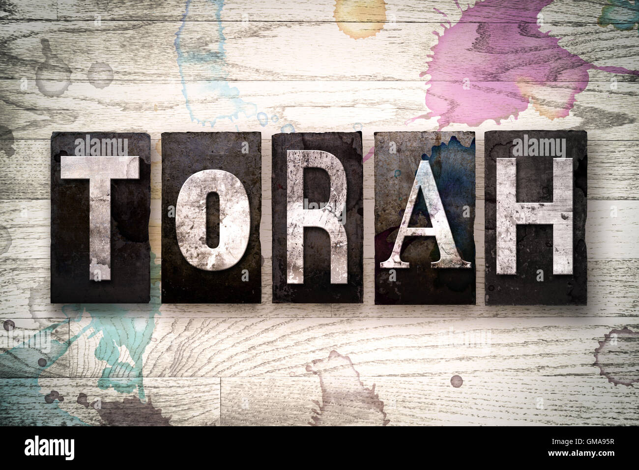 Hebrew letters paint hi-res stock photography and images - Alamy