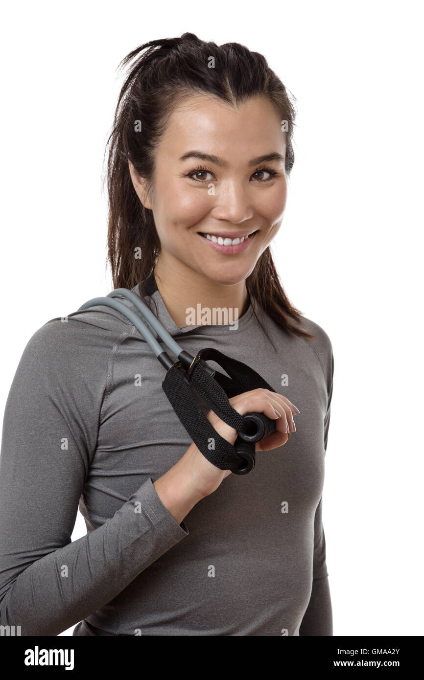 Over shoulder shot fit hi-res stock photography and images - Alamy