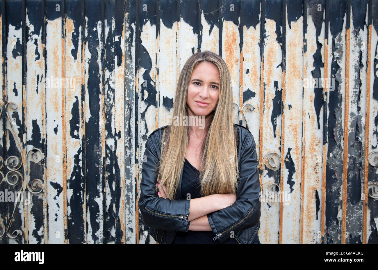 Melissa Broder poses from a portrait in Los Angeles California on May ...