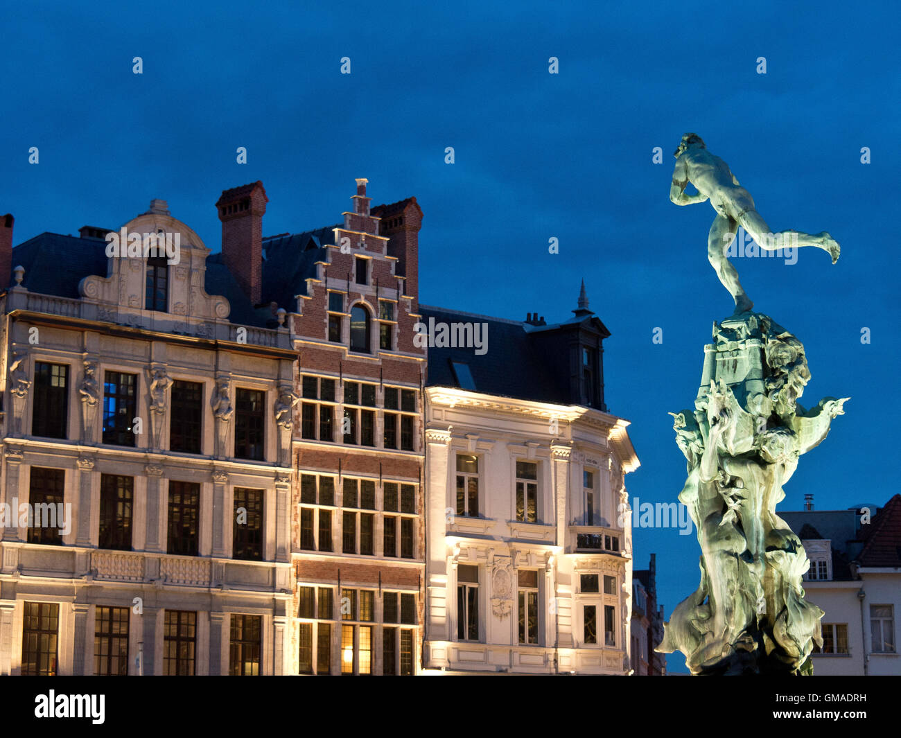 night in antwerp Stock Photo - Alamy