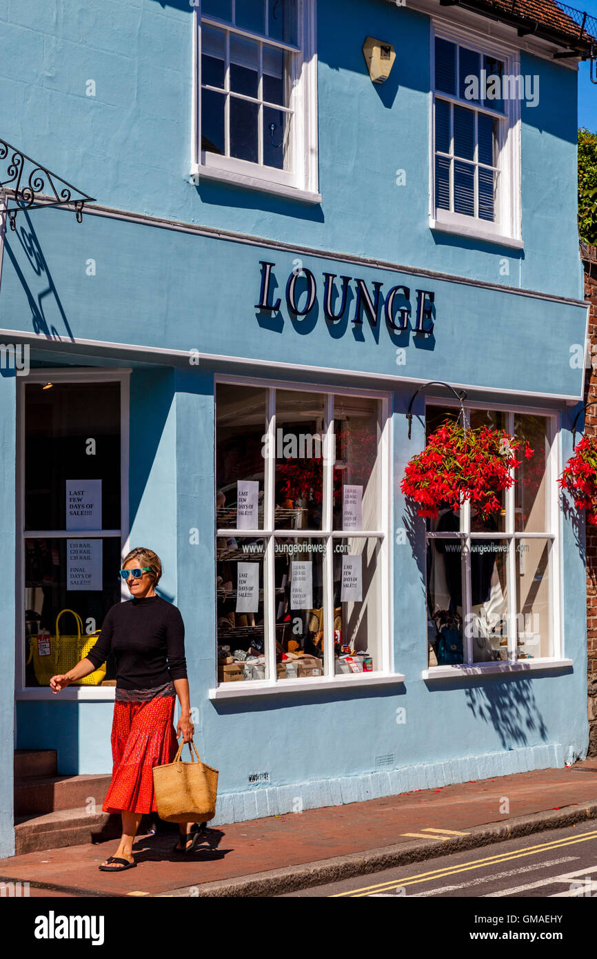 A Colourful Shop Off The High Street, Lewes, Sussex, UK Stock Photo - Alamy
