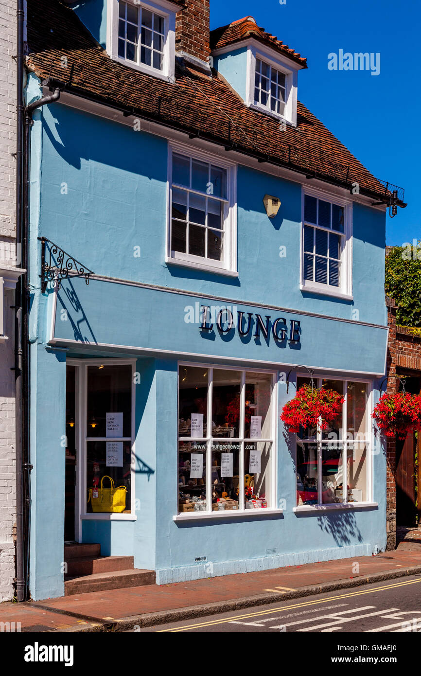 A Colourful Shop Off The High Street, Lewes, Sussex, UK Stock Photo - Alamy
