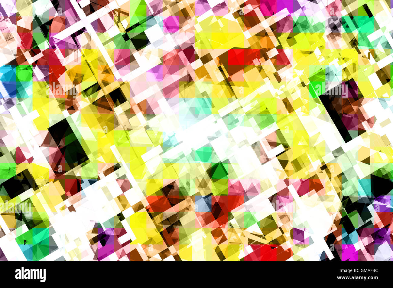 abstract multicolor texture background with square pattern Stock Photo ...