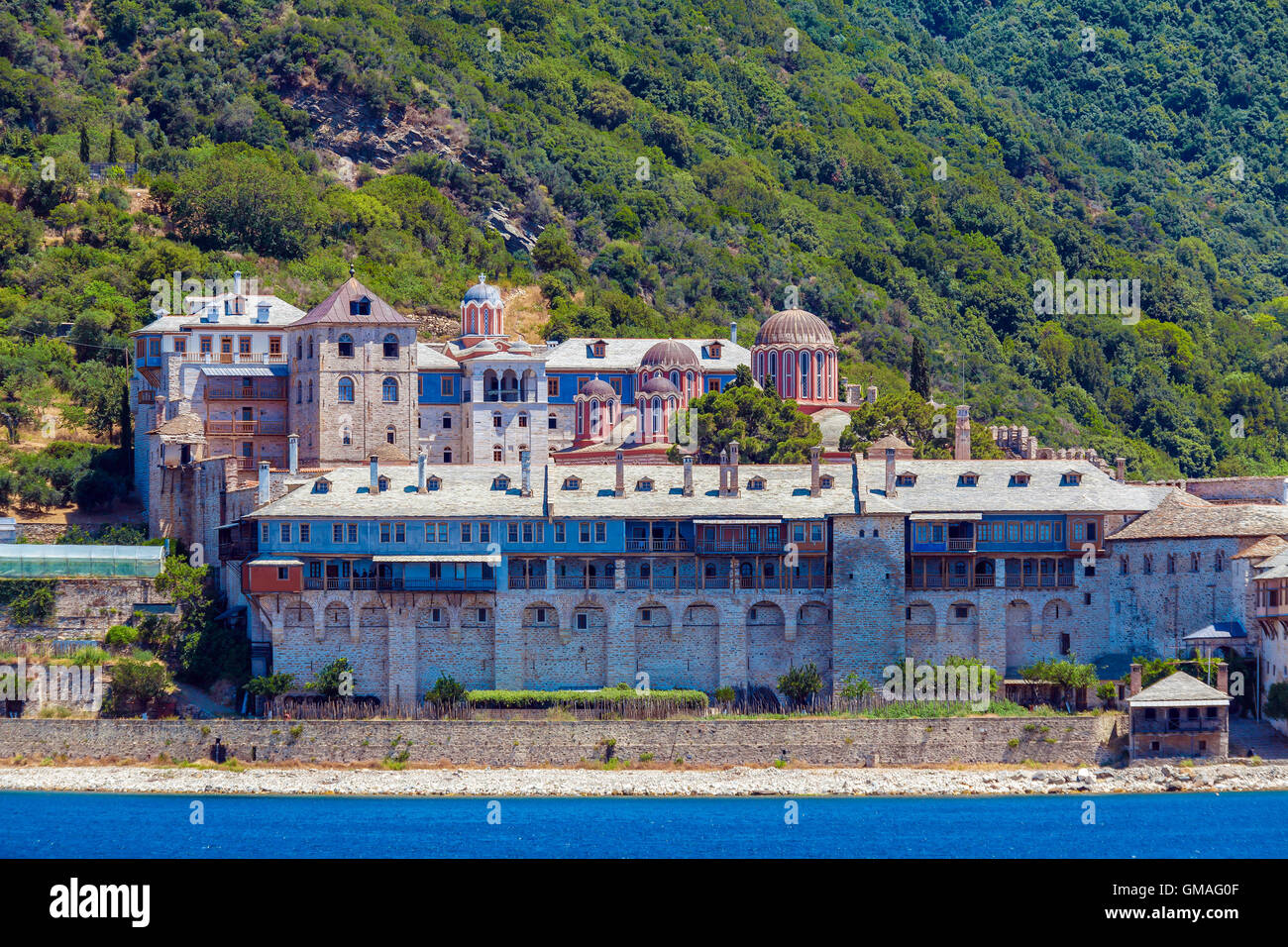 Xenofontos Monastery, Athos Peninsula, Mount Athos, Chalkidiki, Greece ...