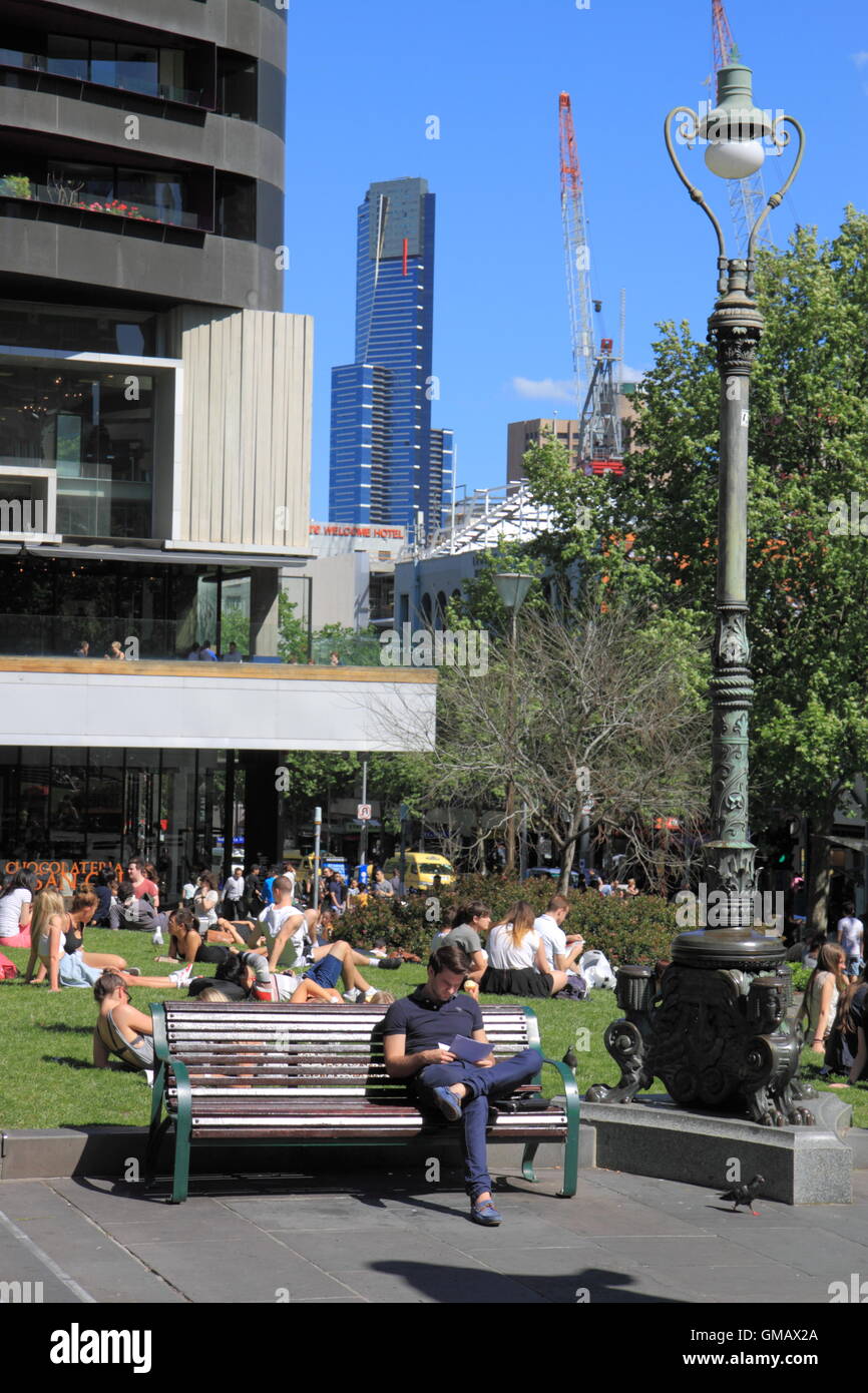 Melbourne in background eureka hi-res stock photography and images - Alamy