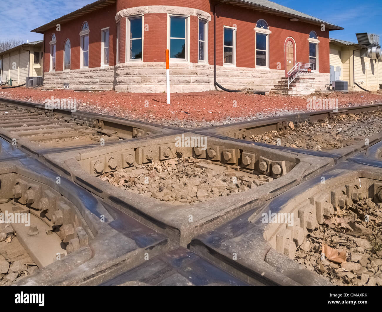 Level Junction and Depot. Grinnell, Iowa. Iowa Interstate Railroad ...