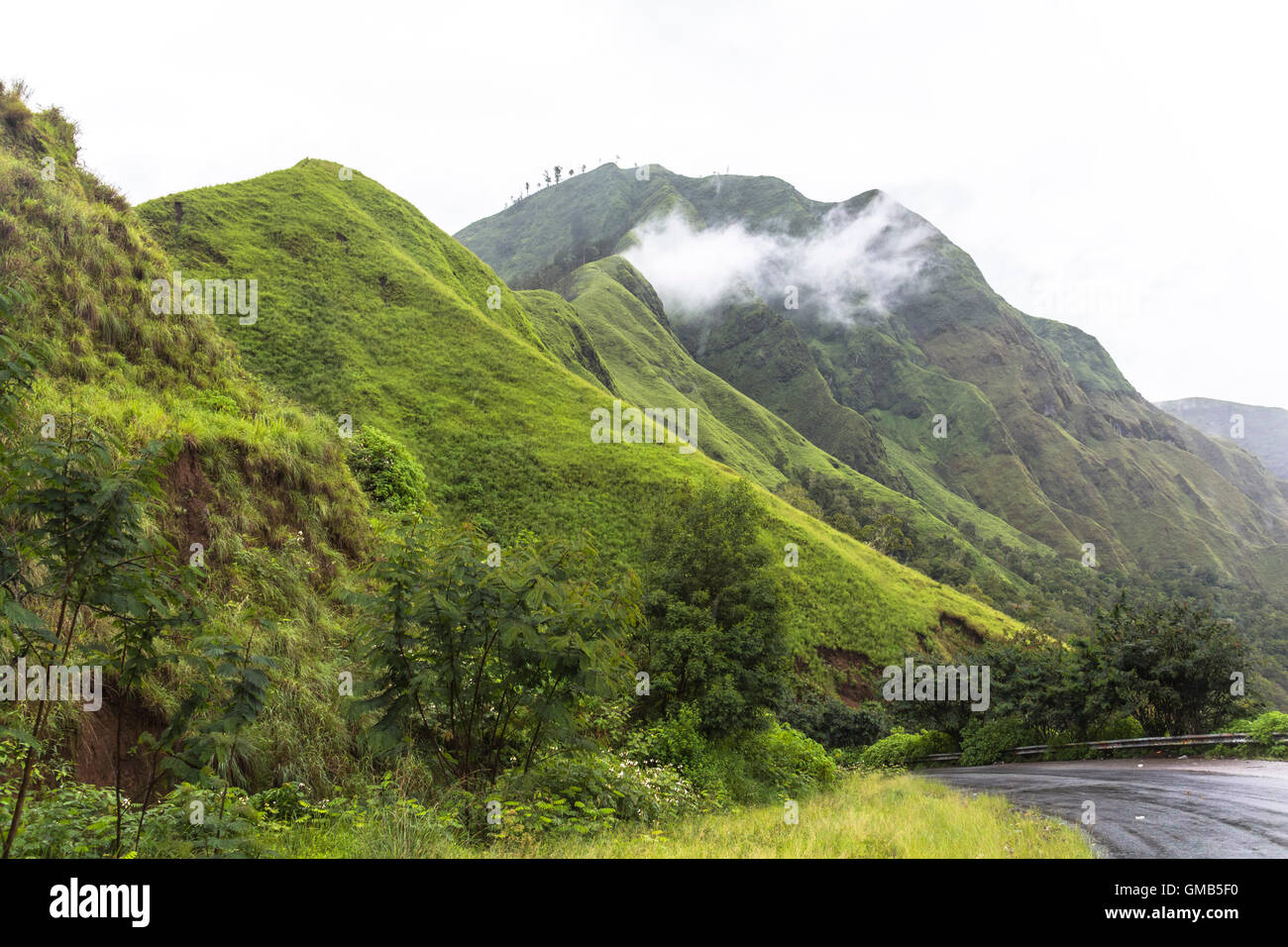 View on the mountains of Lombok Stock Photo - Alamy