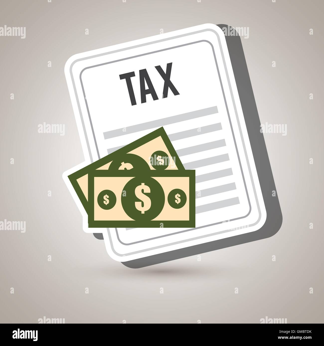 taxes money bills pay Stock Vector Image & Art - Alamy