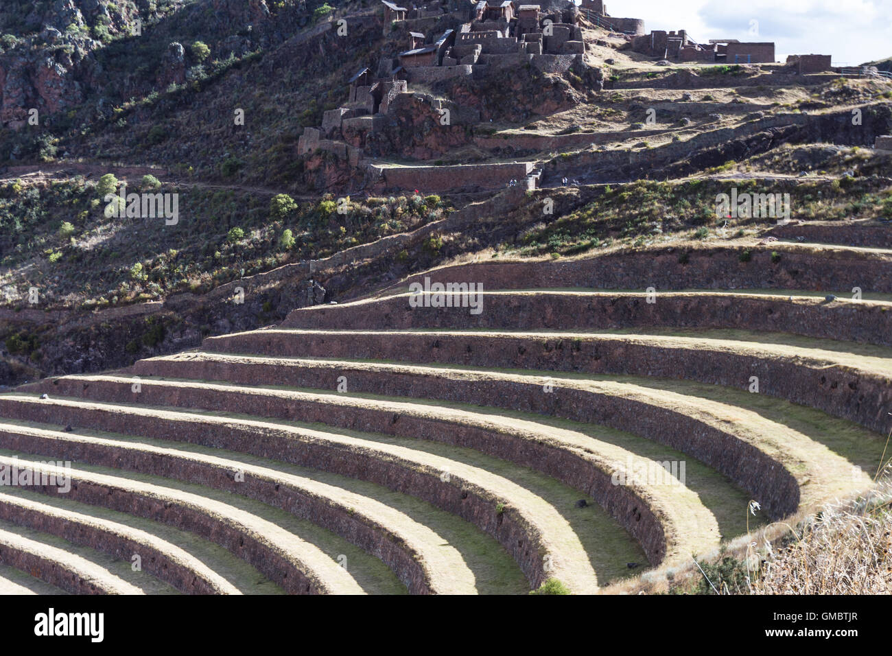 ingenious use of space by creating terraces down a steep mountain and ...