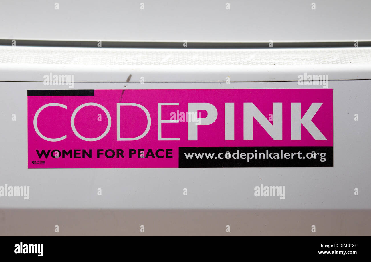 Bumper sticker peace sign hi-res stock photography and images - Alamy