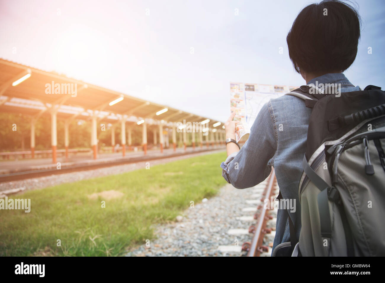 Map stand hi-res stock photography and images - Alamy