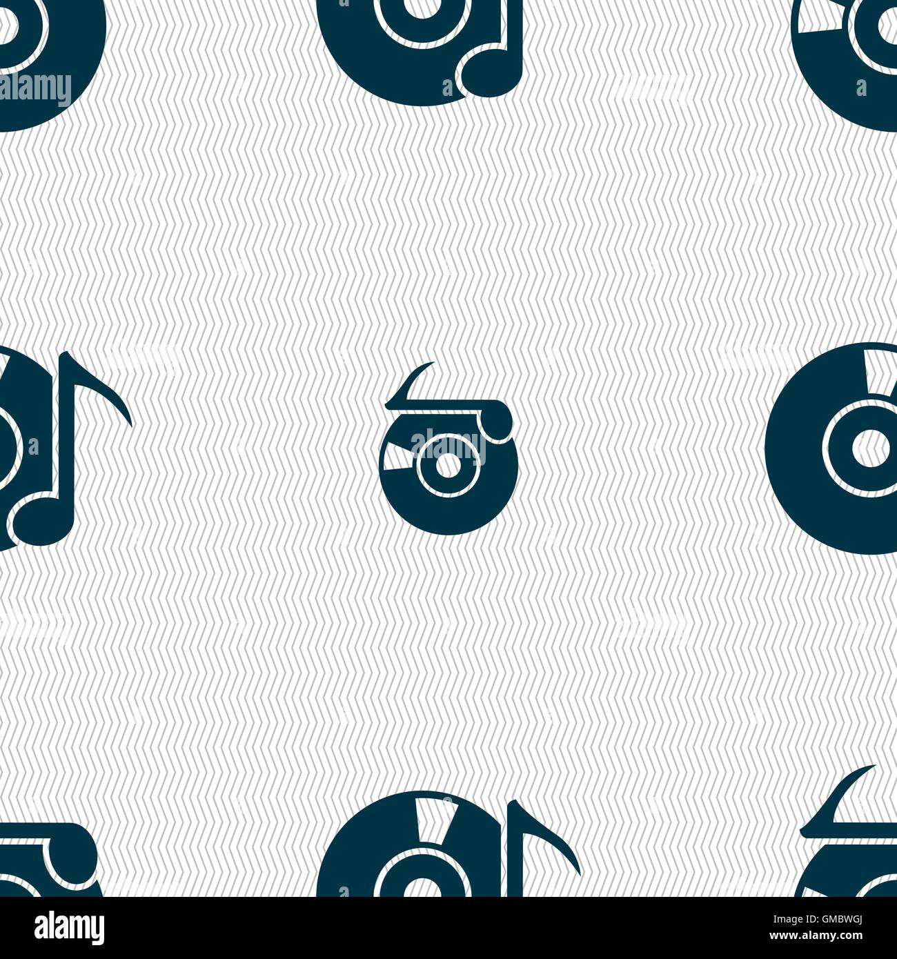 CD or DVD icon sign. Seamless abstract background with geometric shapes ...