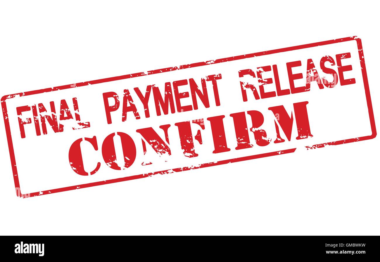 Confirm your charge Stock Vector Images - Alamy