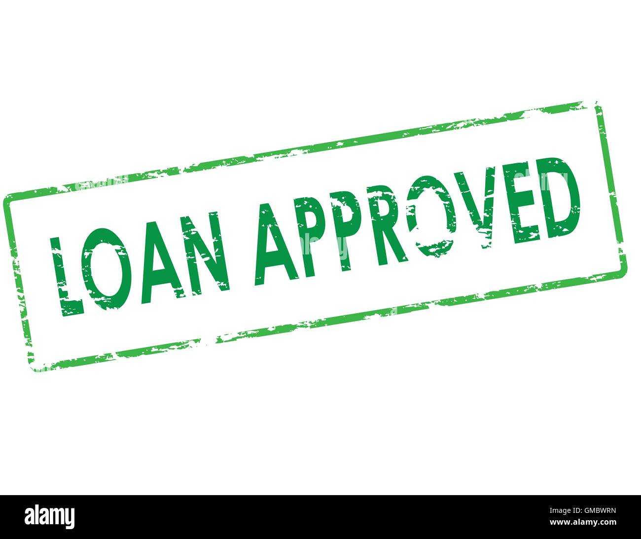 Loan approved word Stock Vector Images - Alamy