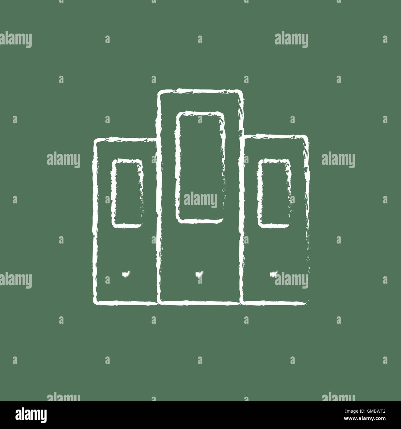 Set office folders stationery Stock Vector Images - Alamy