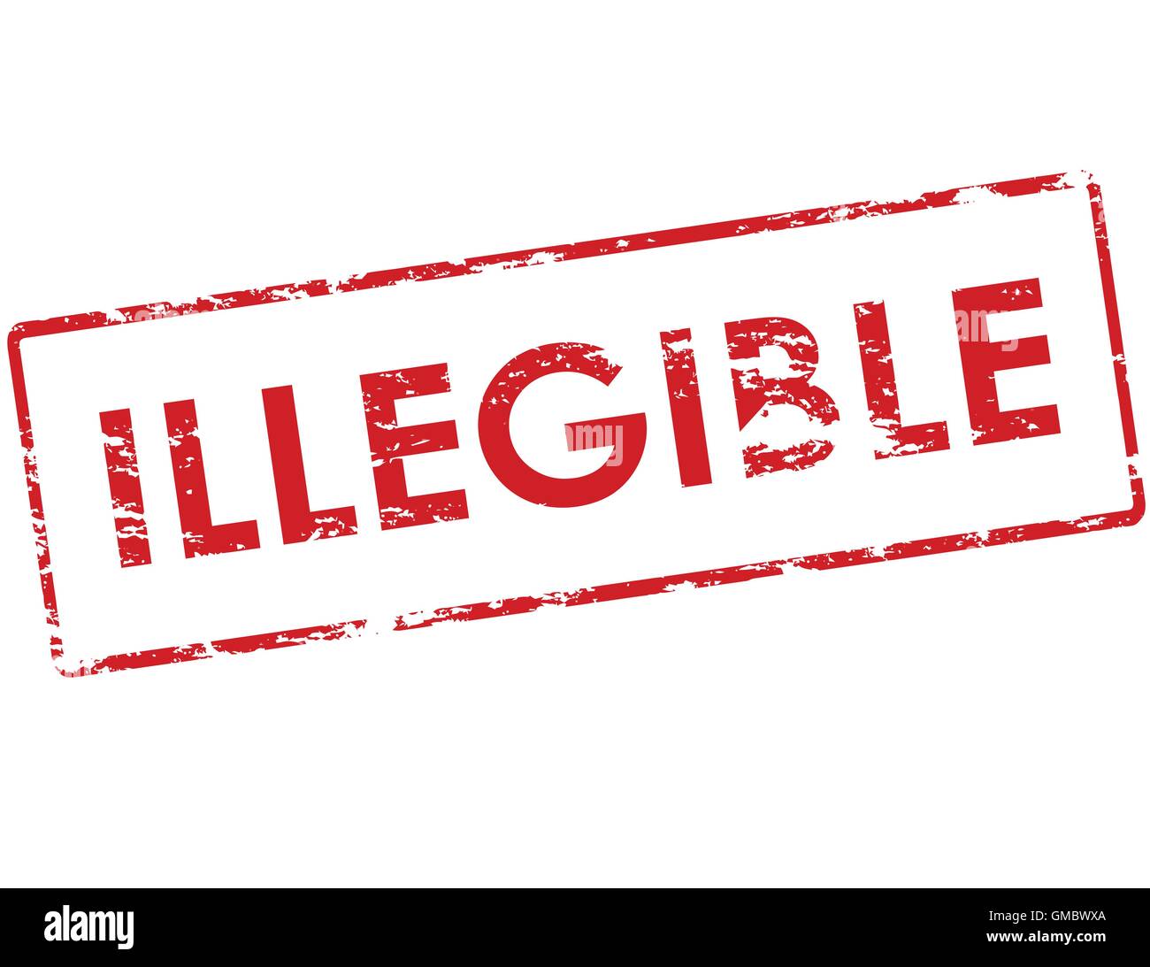 Unreadable ink Stock Vector Images - Alamy