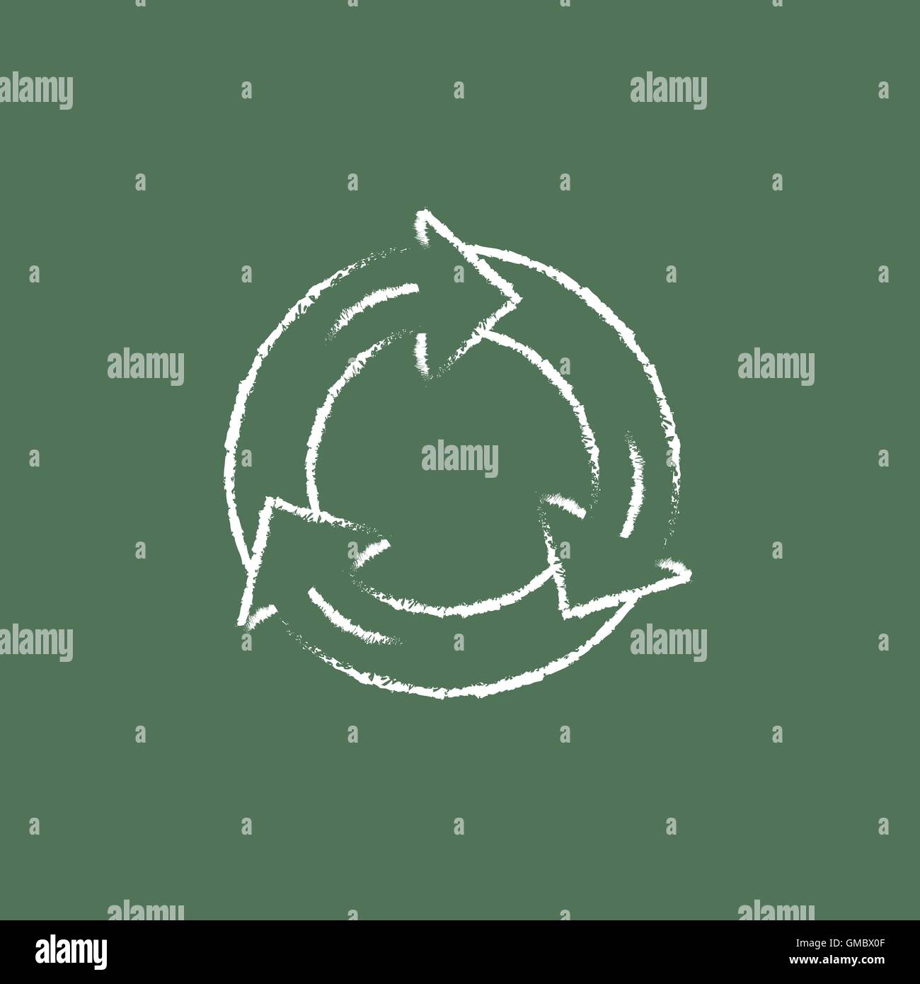 White recycling circle in Stock Vector Images - Alamy