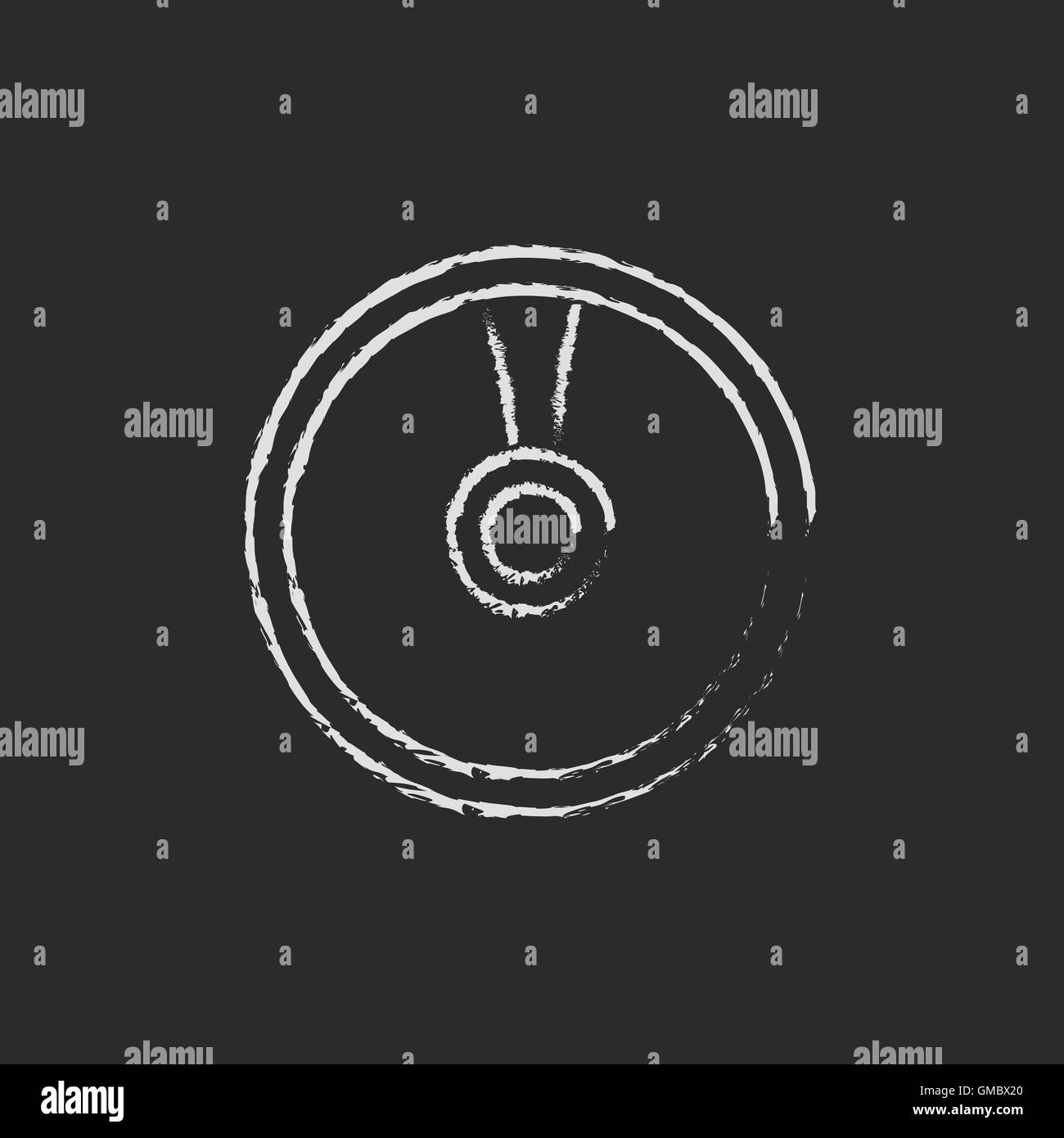 Flat round disc Stock Vector Images - Alamy