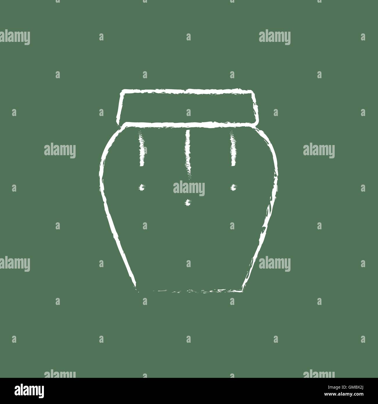 Drum in hand Stock Vector Images - Alamy
