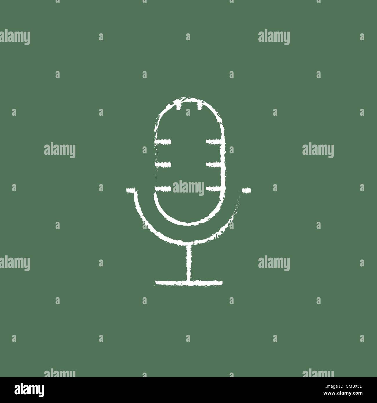 Microphone in hand on Stock Vector Images - Alamy