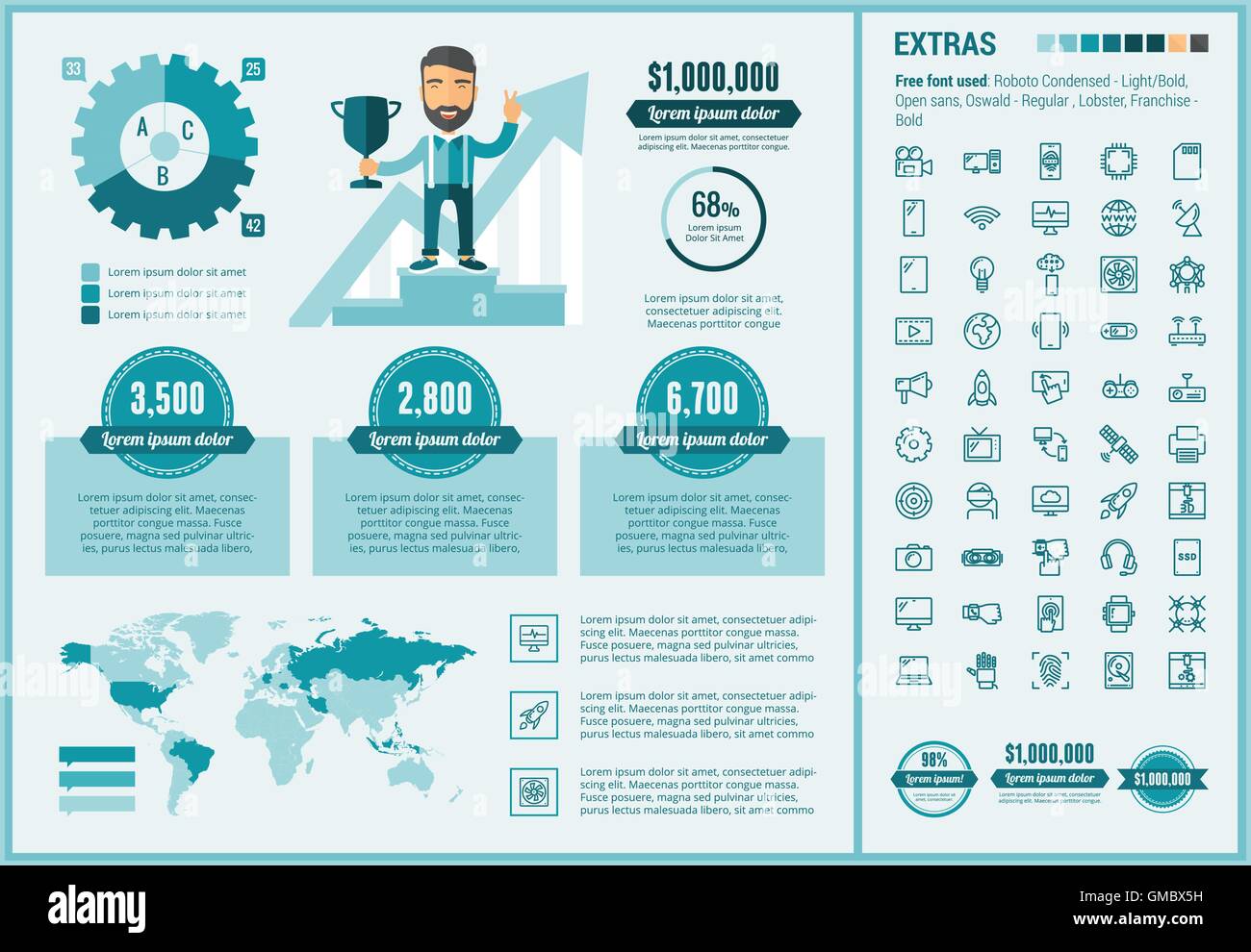 Modern infographics element infographic hi-res stock photography and ...