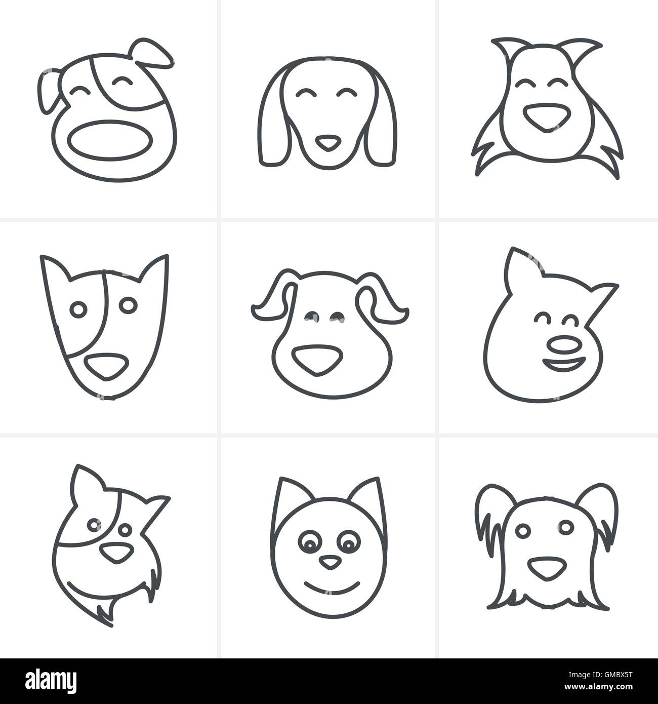 Dog walk fun Stock Vector Images - Alamy