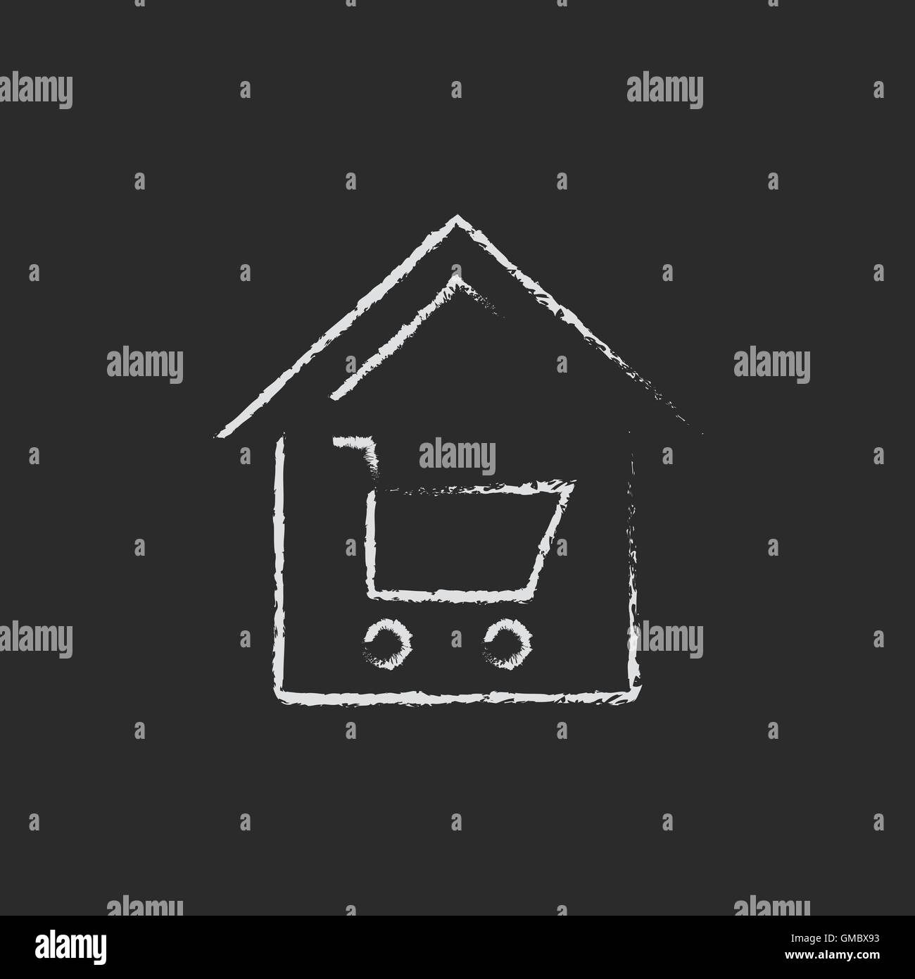 House in hand flat Stock Vector Images - Alamy