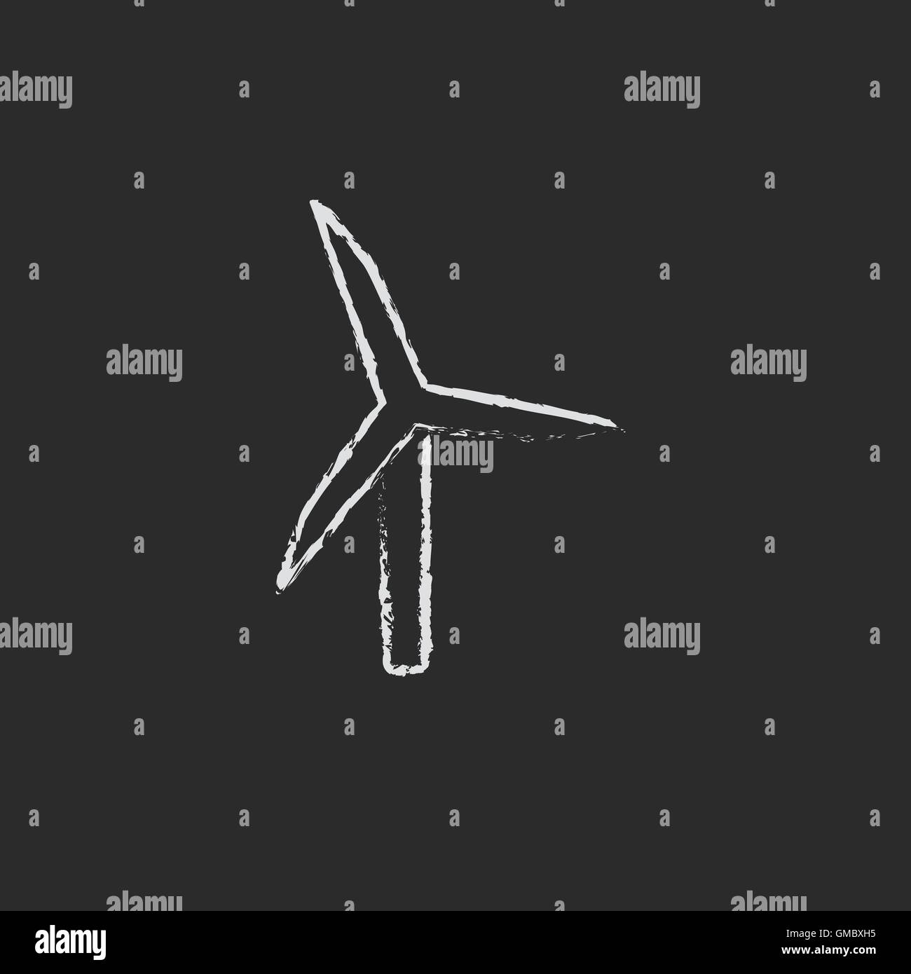 Windmill icon drawn in chalk Stock Vector Image & Art - Alamy