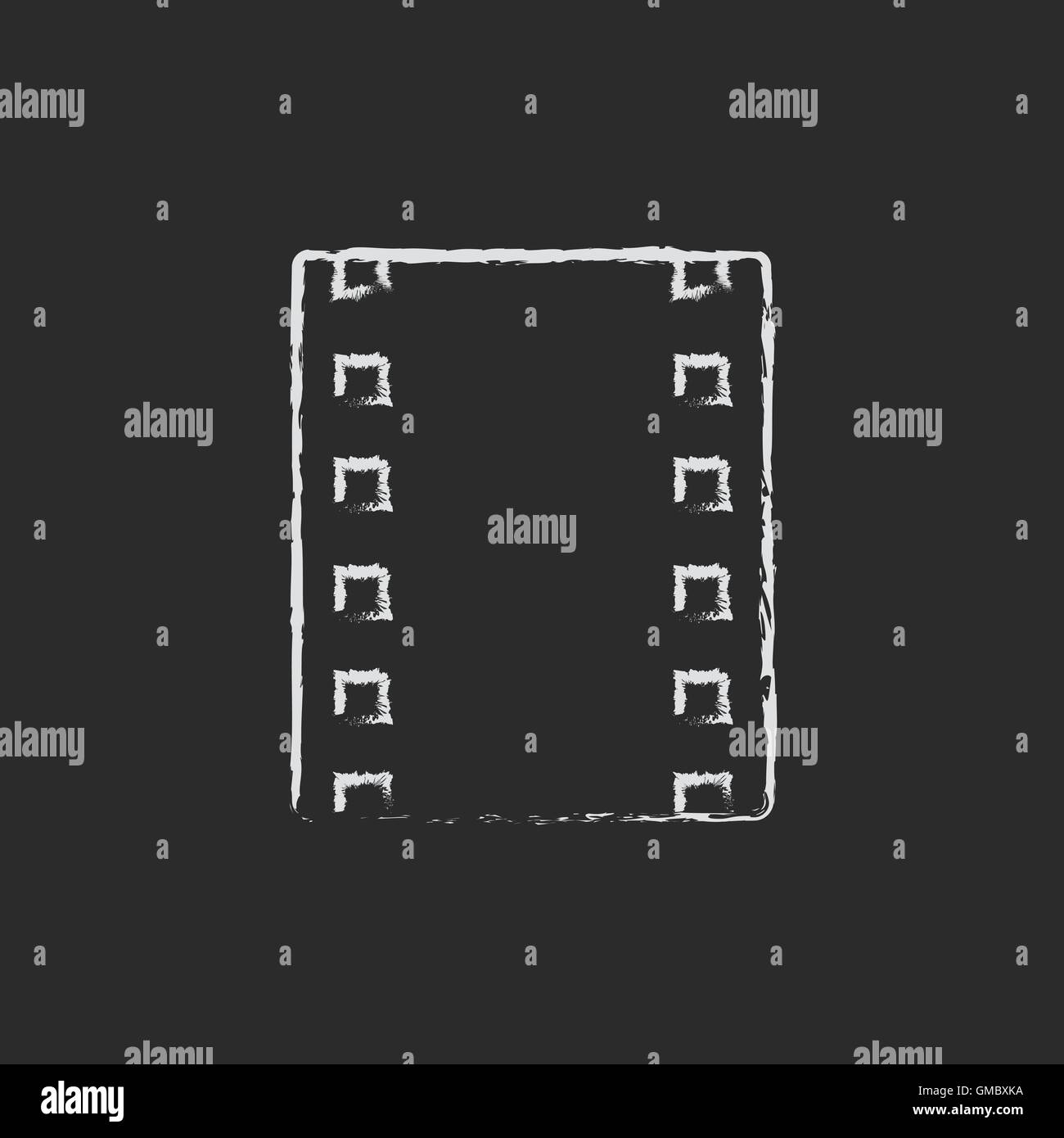 Negative icon drawn in chalk Stock Vector Image & Art - Alamy