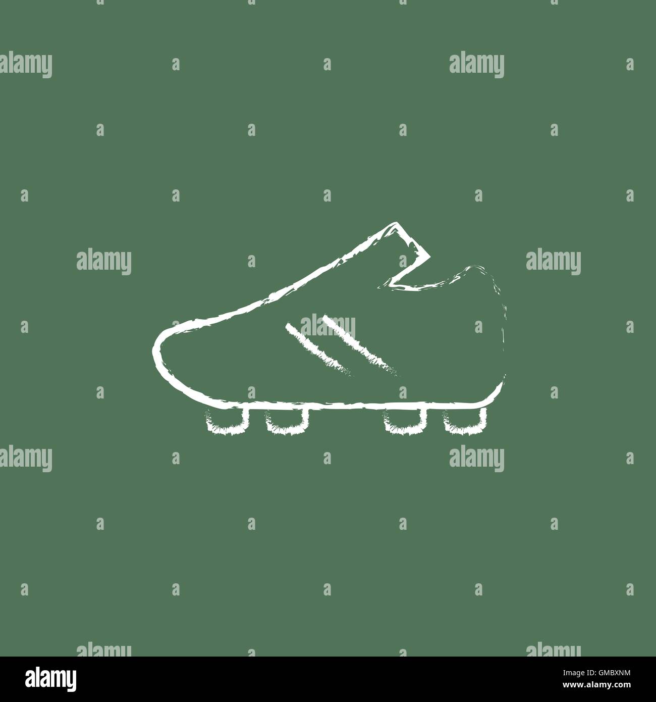 Football boot icon drawn in chalk Stock Vector Image & Art - Alamy