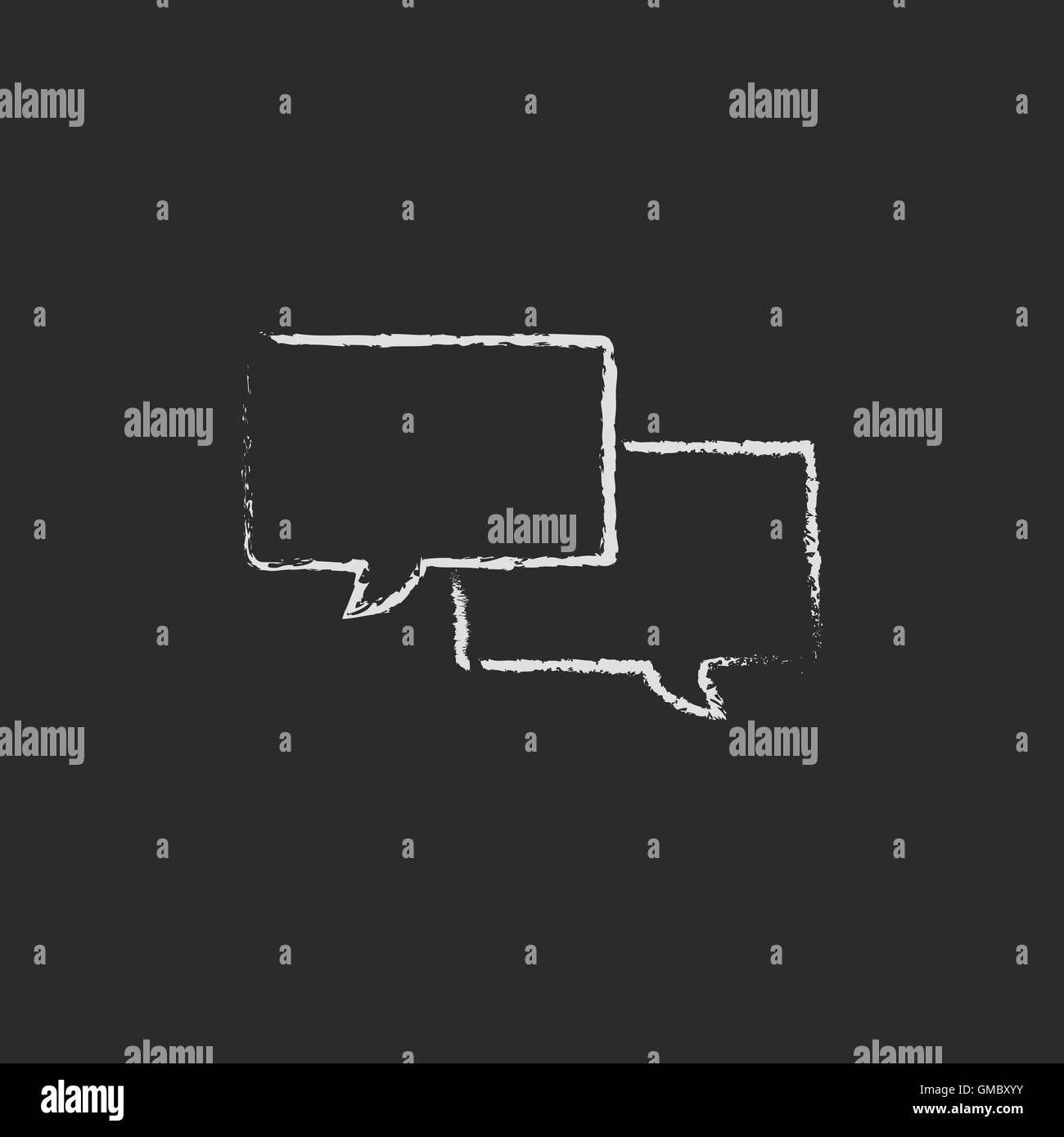 Square hand drawn line Black and White Stock Photos & Images - Alamy