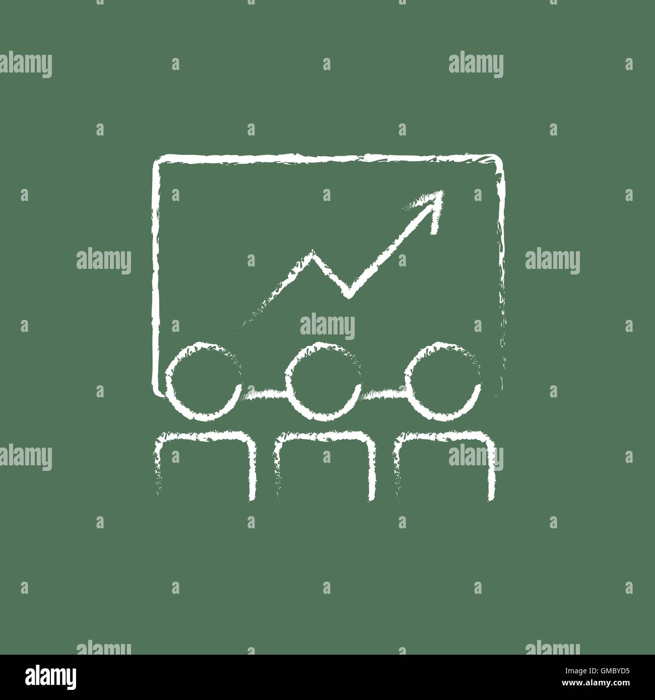 Professional growth success icon chart Stock Vector Images - Alamy
