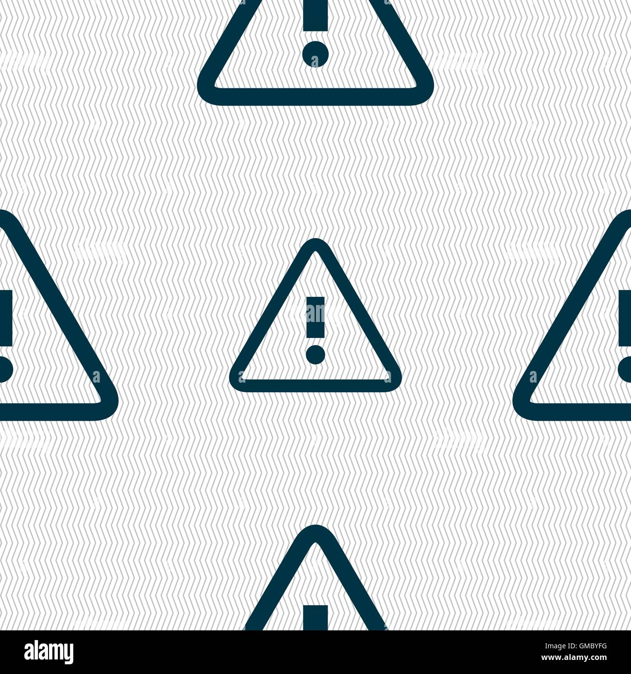 Attention caution sign icon. Exclamation mark. Hazard warning symbol ...