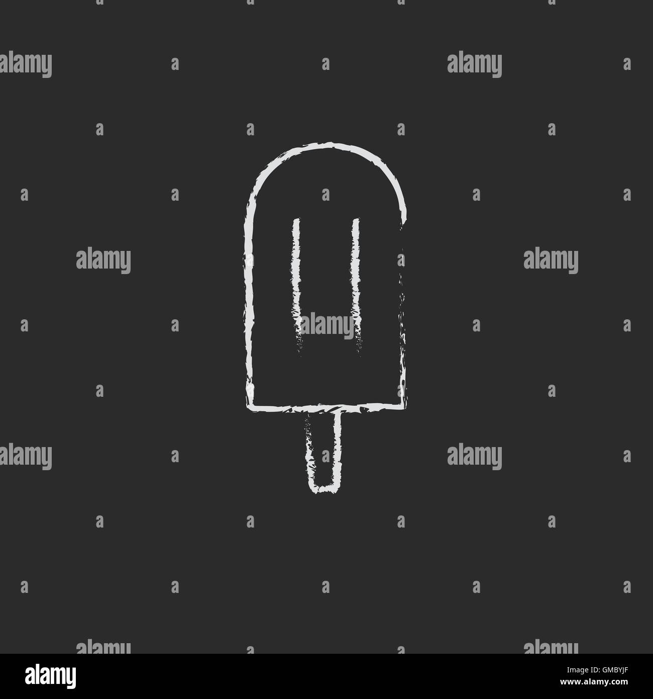 Sweet popsicle icon outline Stock Vector Images - Alamy