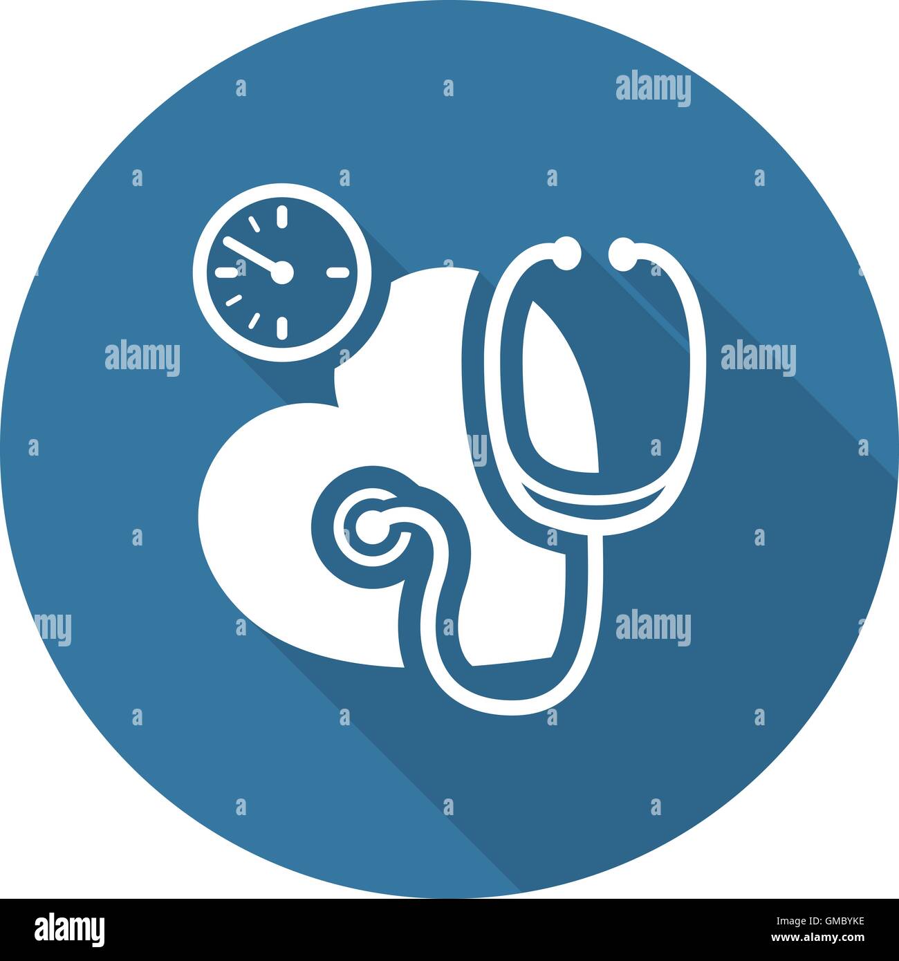 Blood Pressure Icon. Flat Design Stock Vector Image & Art - Alamy