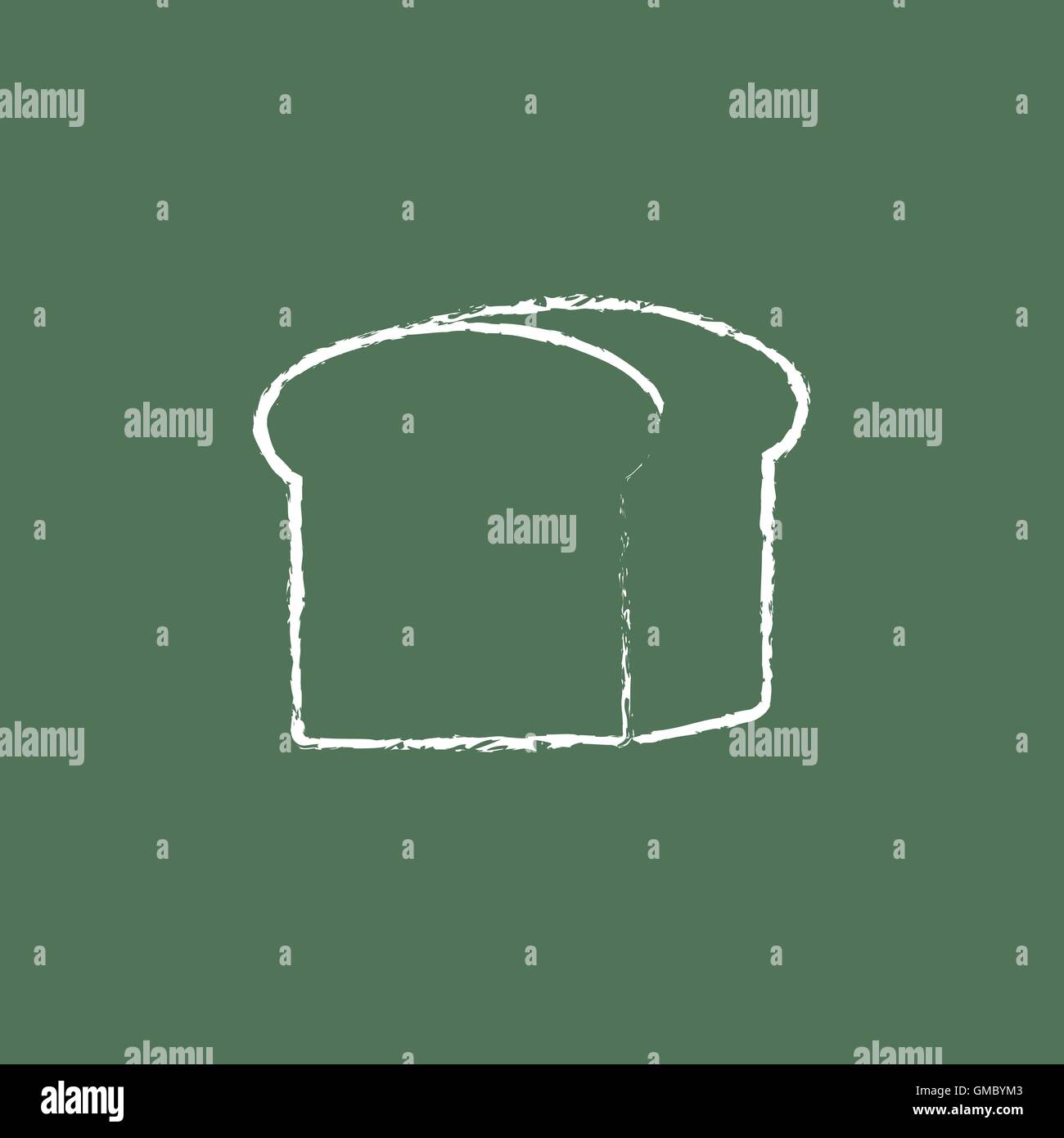 Wholemeal bread icon Stock Vector Images - Alamy