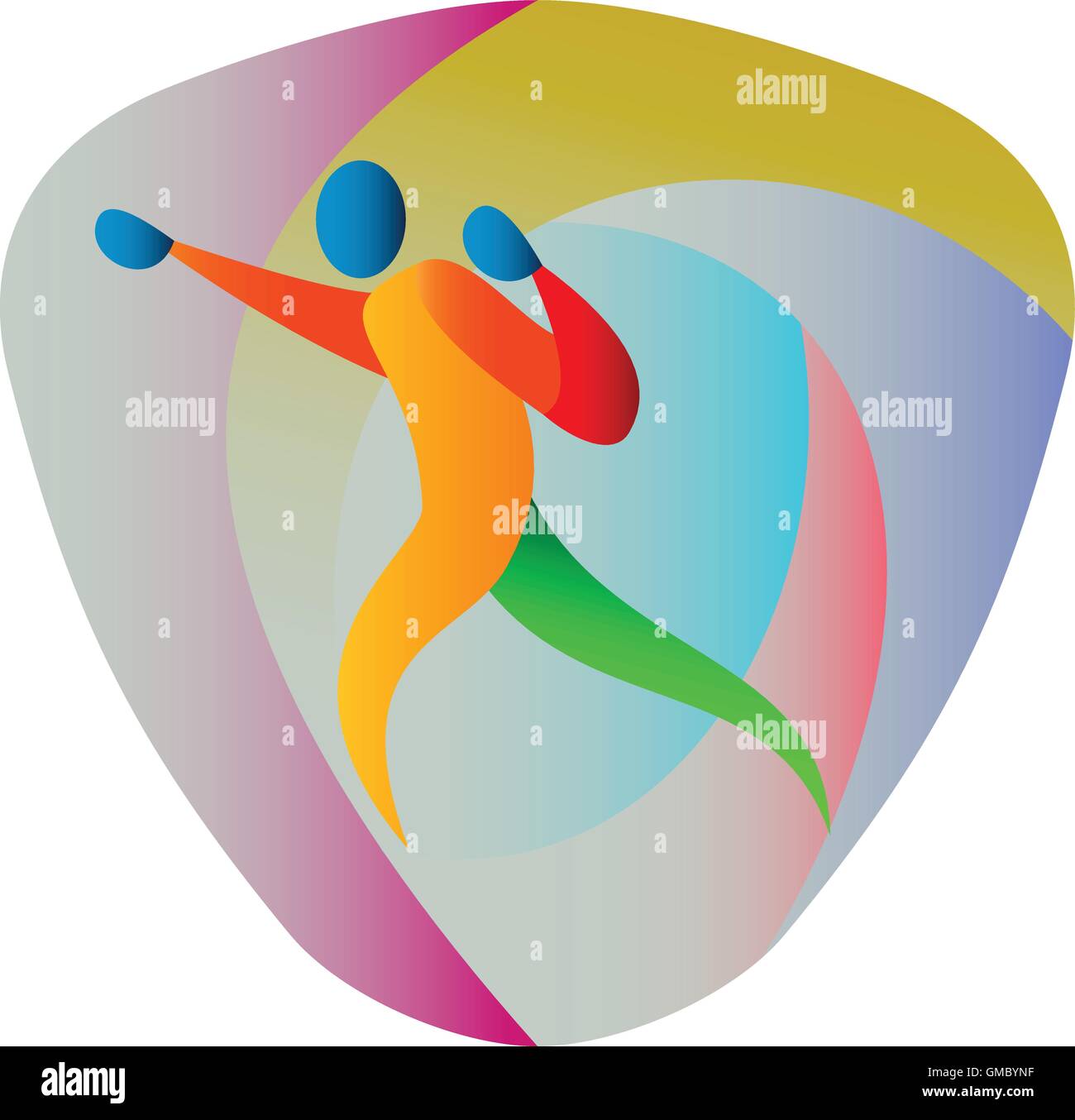 Boxer Jabbing Triangle Retro Stock Vector Image & Art - Alamy